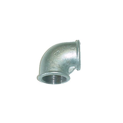 Coude 90° fonte galva FF - Diamètre : 1/2''- réf : 20622 | Bricoman