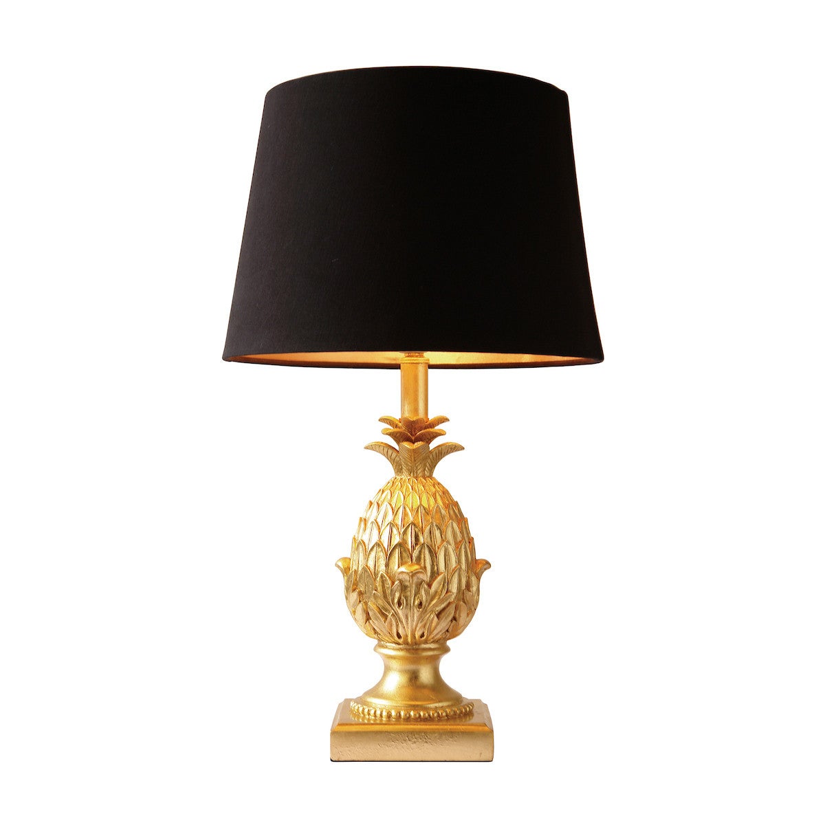 DAR PINEAPPLE - Lampe de table complète avec abat-jour conique rond ...