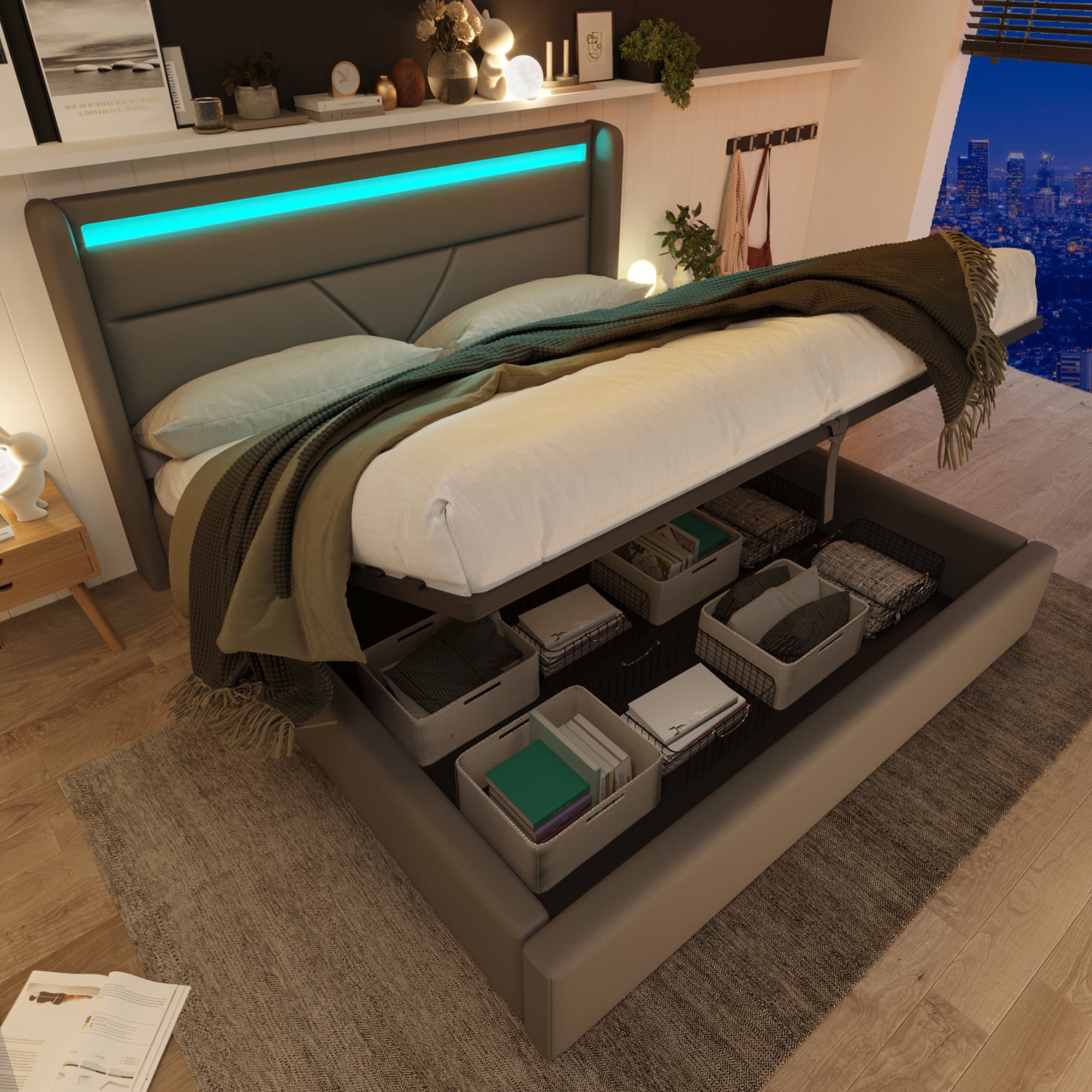 Boxspringbett 160x200 Led