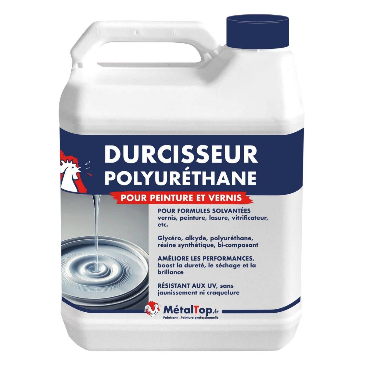 Durcisseur Polyurethane - Metaltop - Incolore - RAL Incolore - Pot 0.6L ...