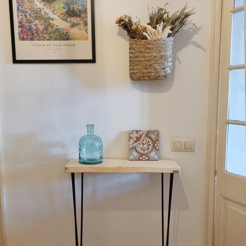 BLENOM Table console o table de hall d'entrée en bois massif durable ...