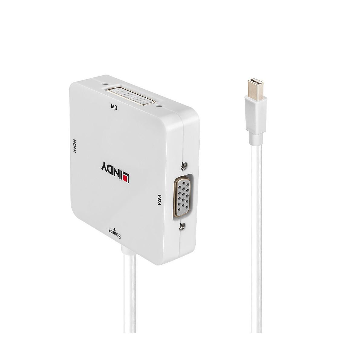 Lindy 38297 câble vidéo et adaptateur 0,15 m Mini DisplayPort DVI-D ...