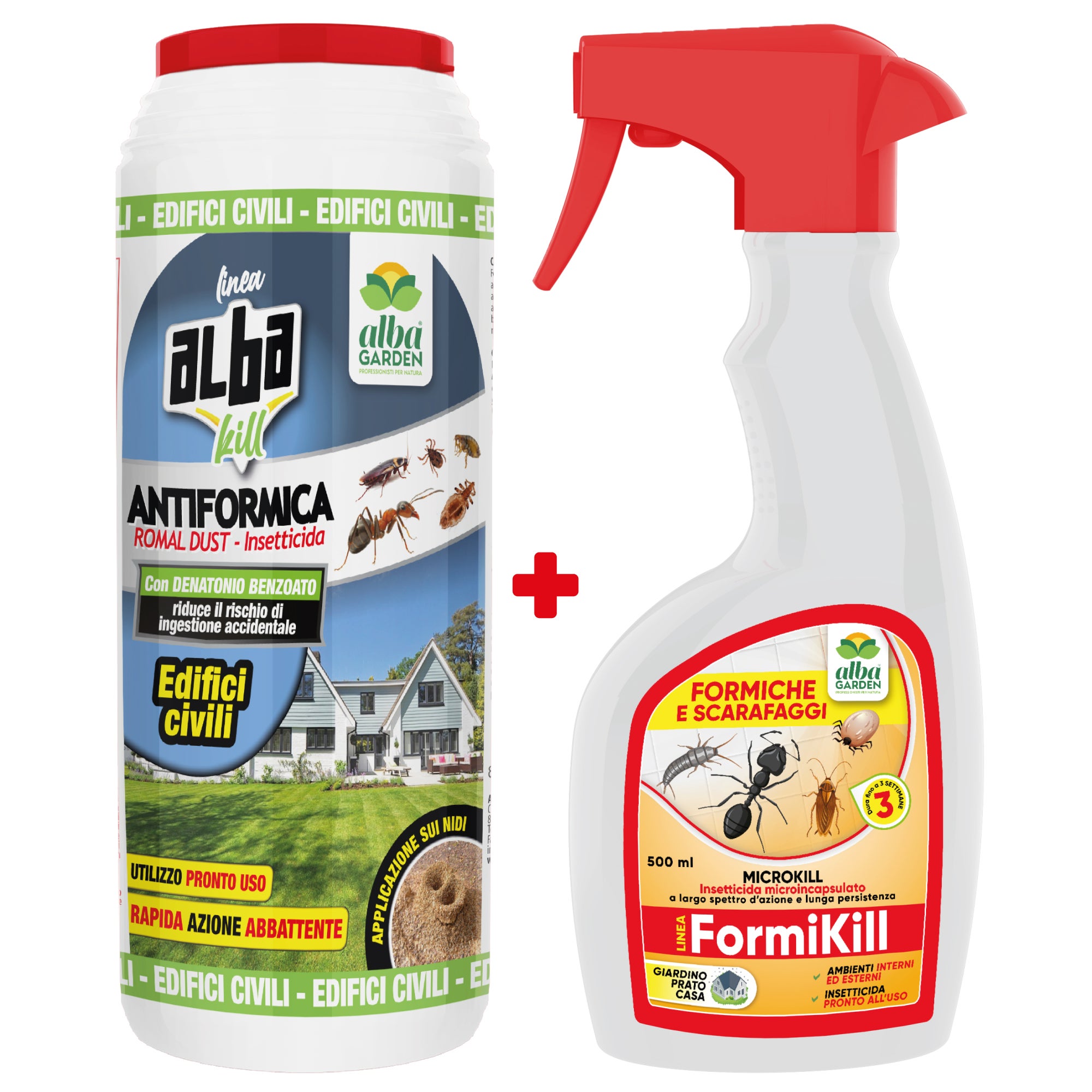 Anti Insetti Formiche + Esca Formiche Albagarden per Insetti e ...