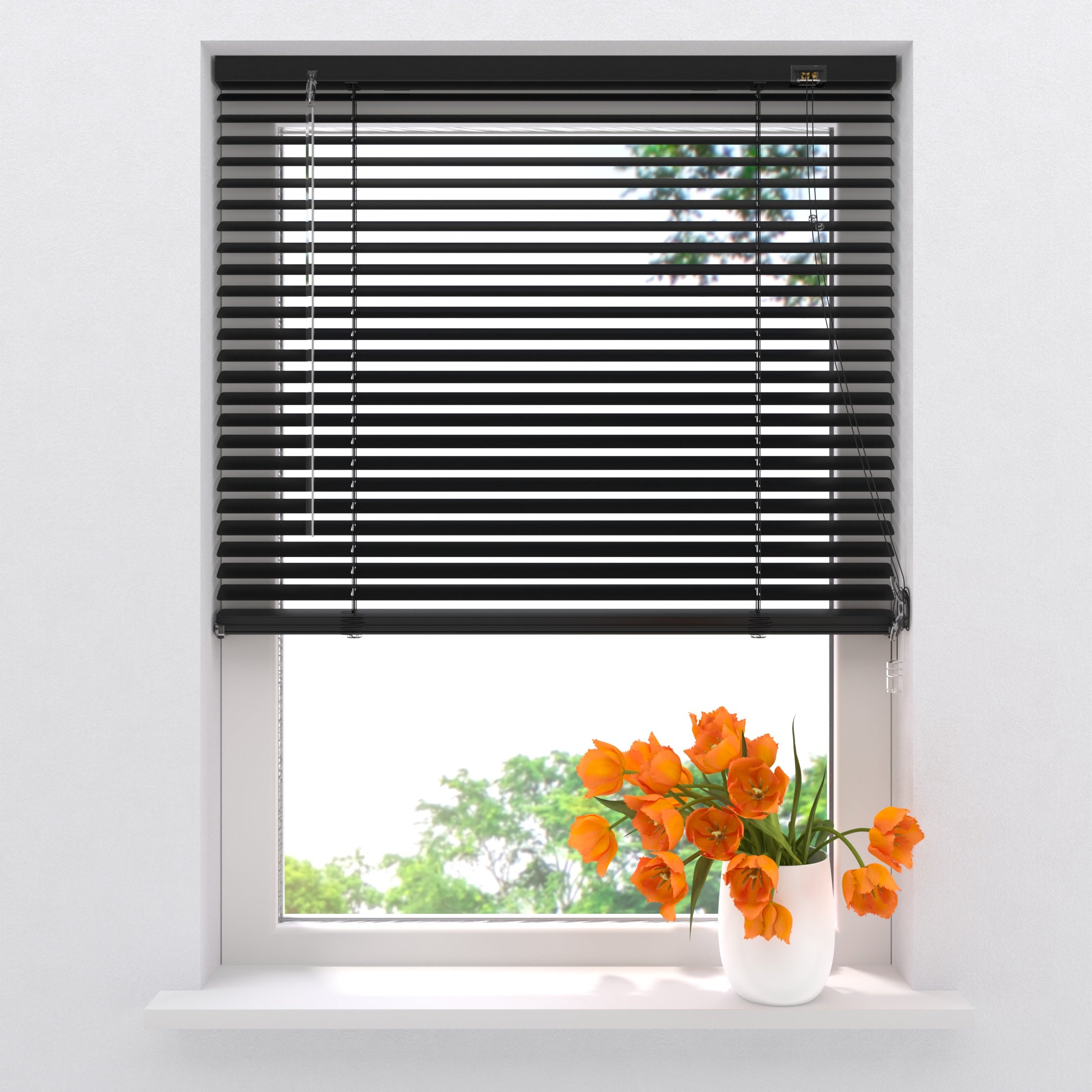 Radeco® Store vénitien en Aluminium Easy - 25 mm - Noir - 70 x 175 cm ...