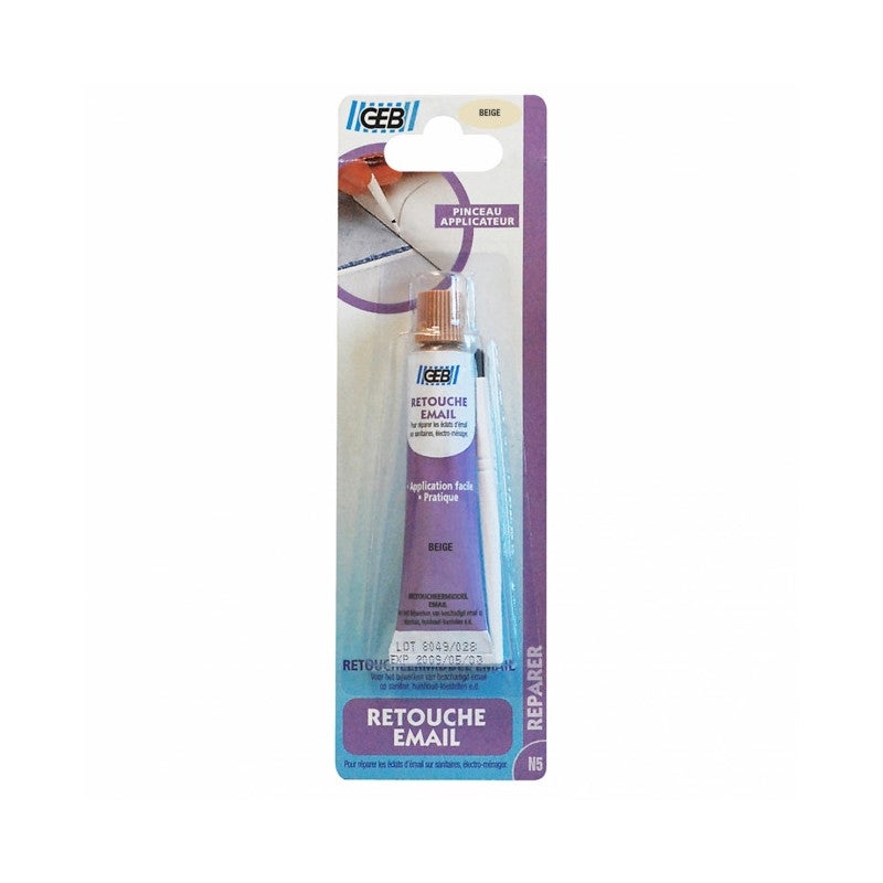 Produit de réparation Retouche émail beige 20ml GEB | Bricoman