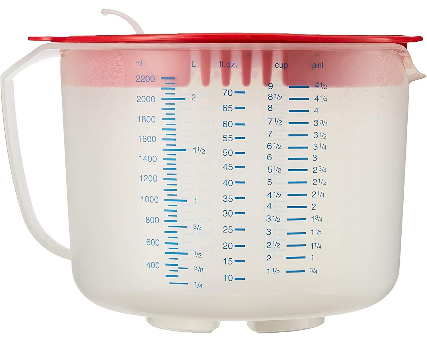 LEIFHEIT Verre doseur « Measure & Store » 3 en 1 | Leroy Merlin