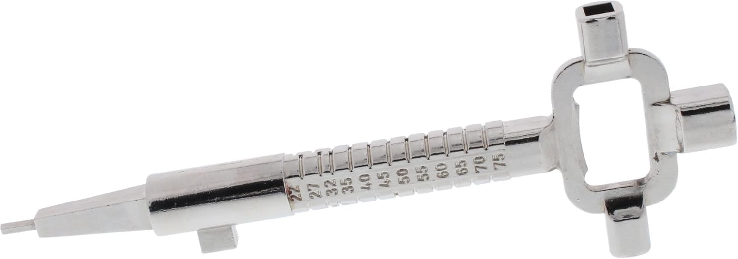 6 en 1 Clé d’Achitecte Clef Carré 6/7/8 mm Clé Allen avec Graduation ...