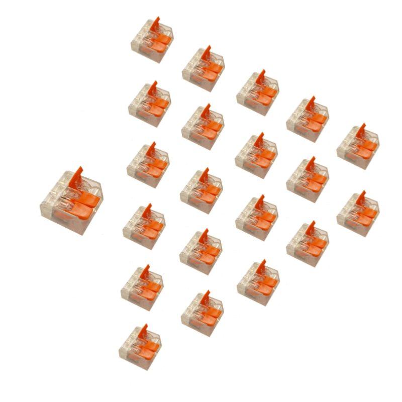 Regleta de bornes de palanca de 3 vías Wago (paquete de 20) - SILAMP ...