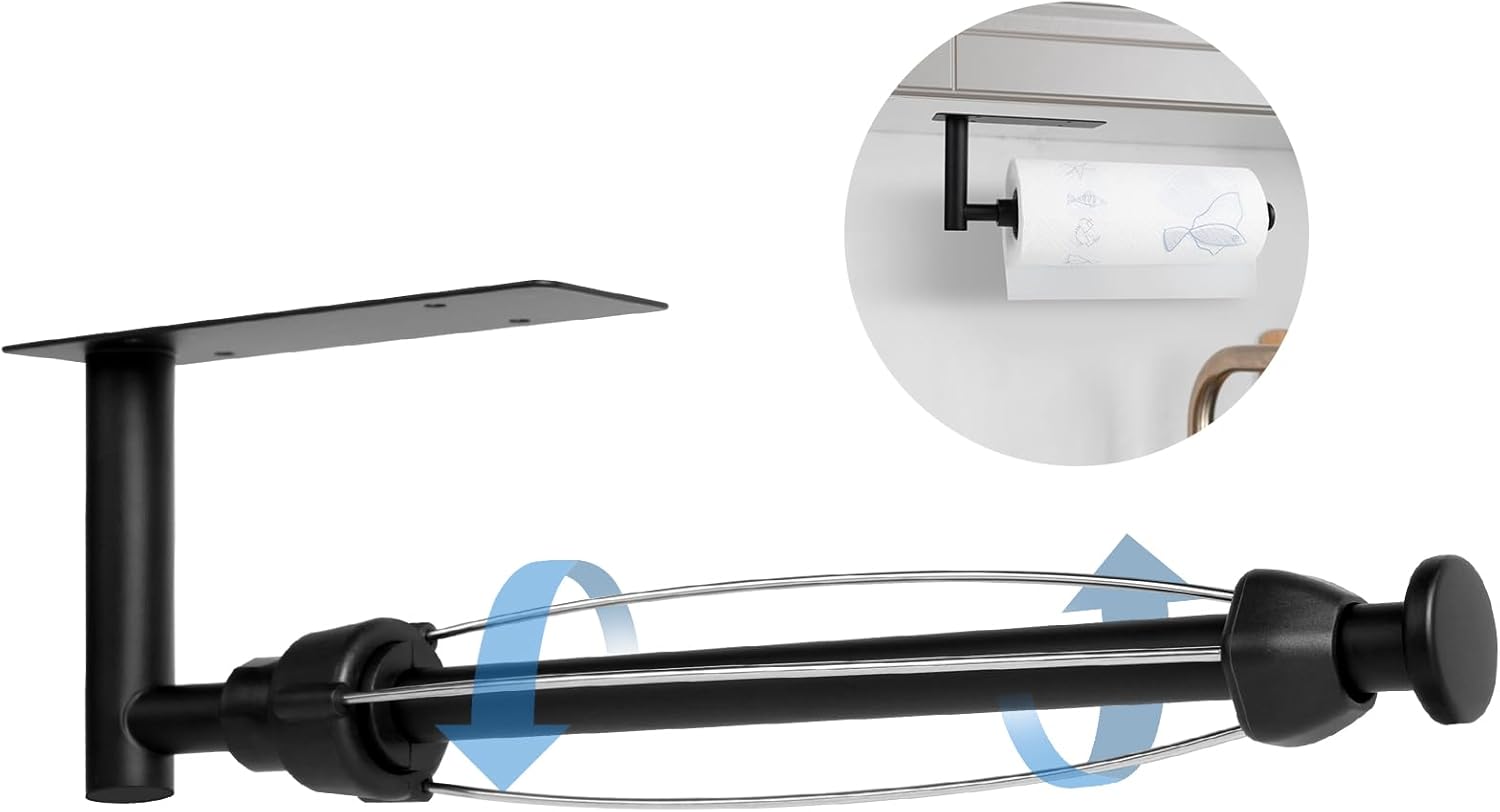 Noir Porte Sopalin, Support de Papier Porte-Rouleau à Une Main avec ...