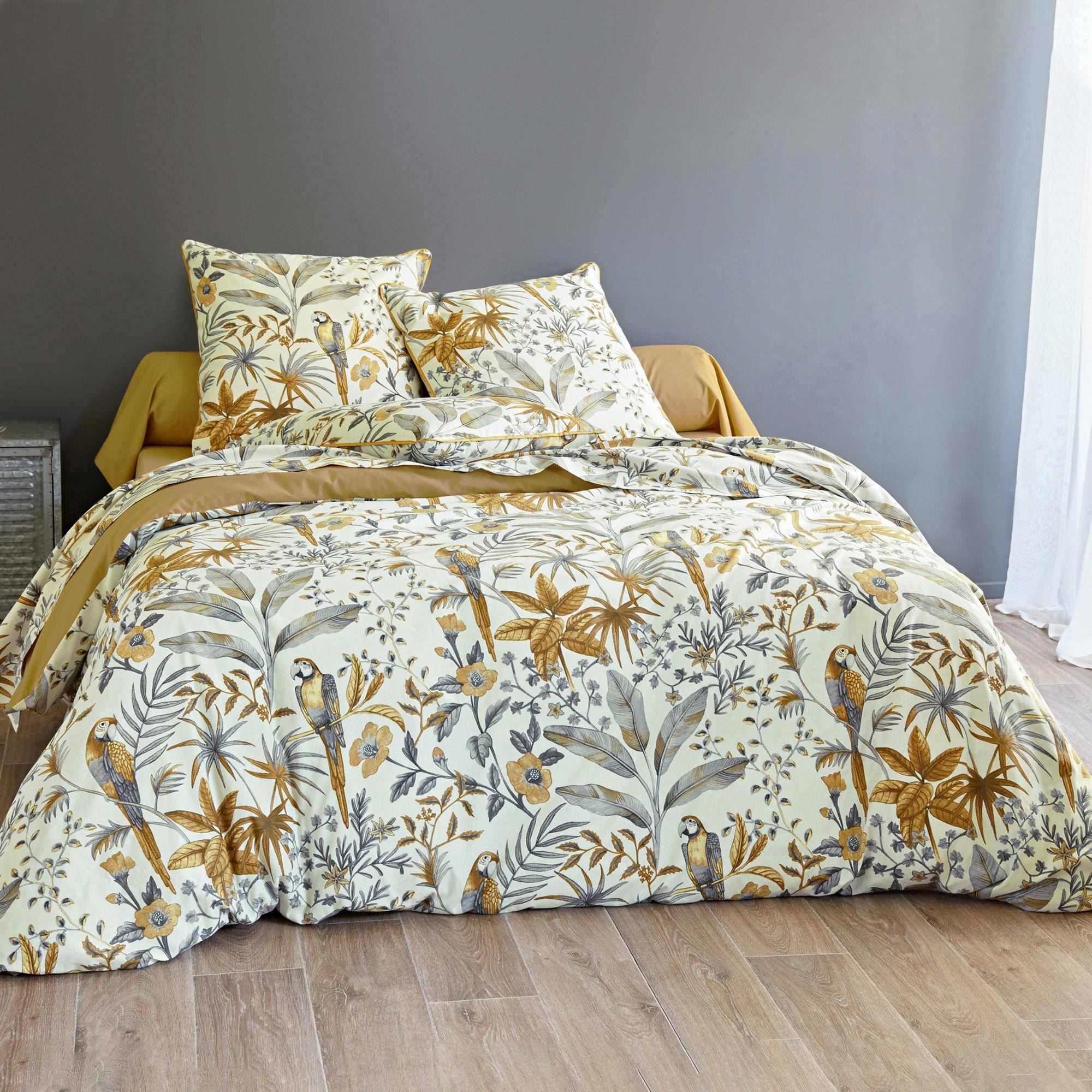 Drap-housse YOUYOU 140x190x28 marron en coton | Leroy Merlin