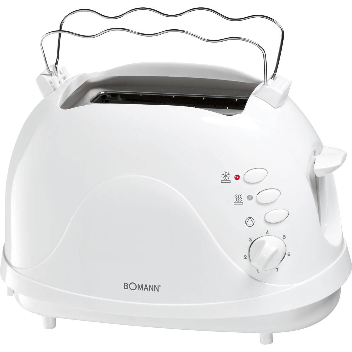 Bomann Toaster TA 246 CB Cool-Touch-Gehäuse 700 W weiß | Leroy Merlin