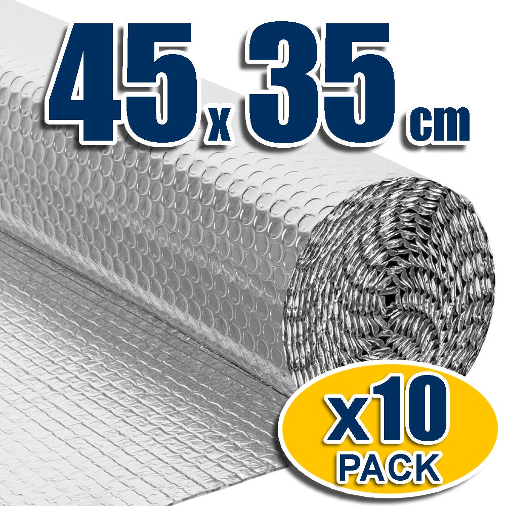 Pack de 10 Panneaux Isolants Multi-Usages (45 x 35cm) - 100% Aluminium ...