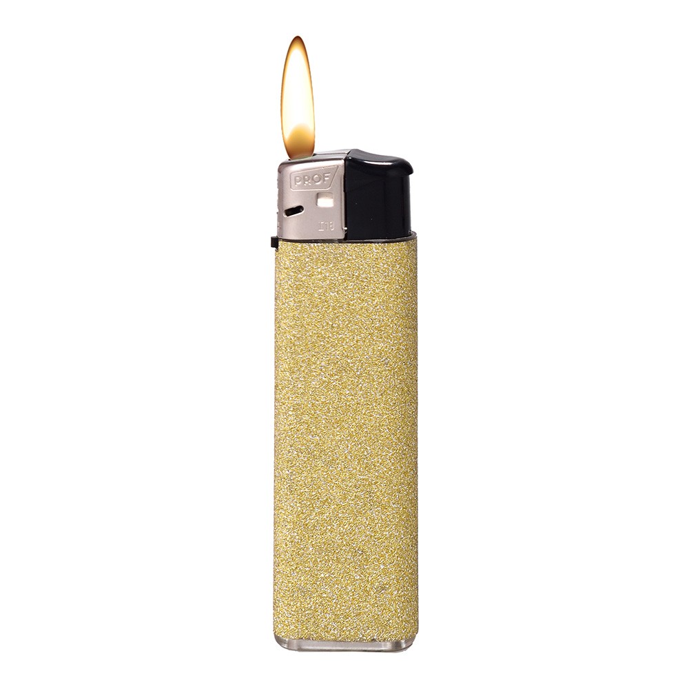Encendedor modelo glitter recargable colores surtidos 8x2,5x1cm euro/u ...