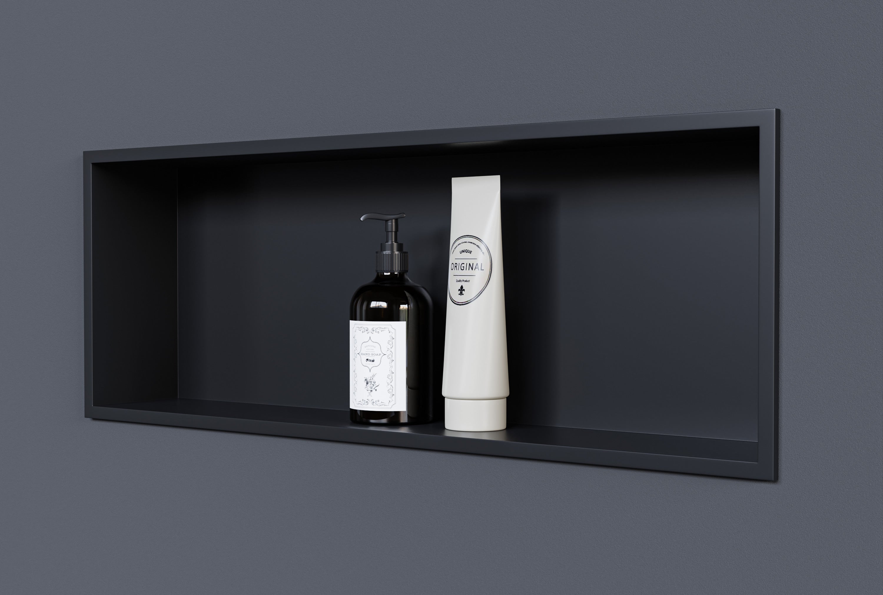 BERNSTEIN - Niche murale de douche, étagère encastrable douche acier ...