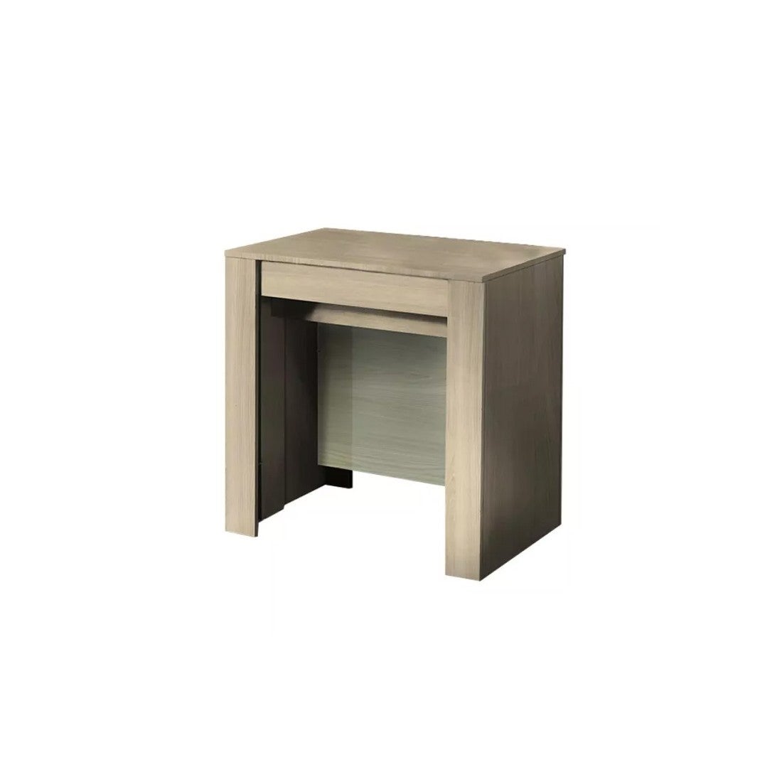 Console extensible, Collection NOSOL, couleur chêne clair, dimensions ...