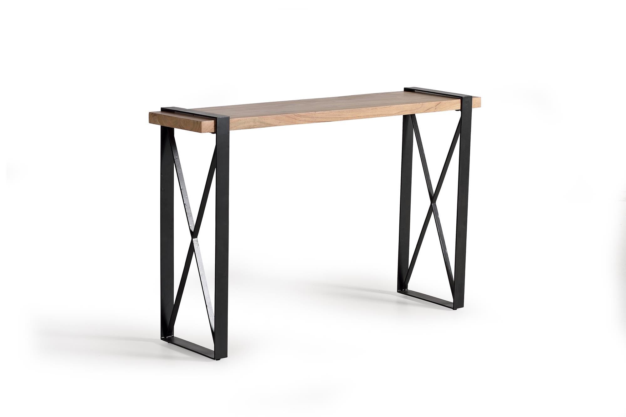 CONSOLA MADERA ACACIA Marrón.Giner y Colomer 0x0x0 | Leroy Merlin