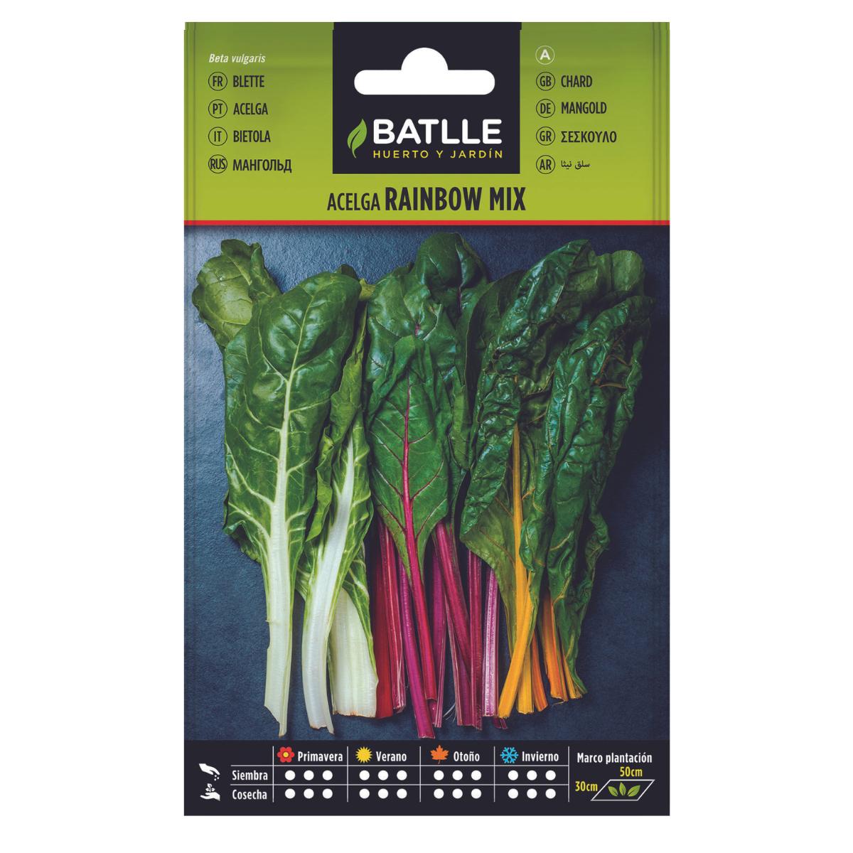 Semillas de Acelga Rainbow Mix Batlle - Calidad y Versatilidad | Leroy ...