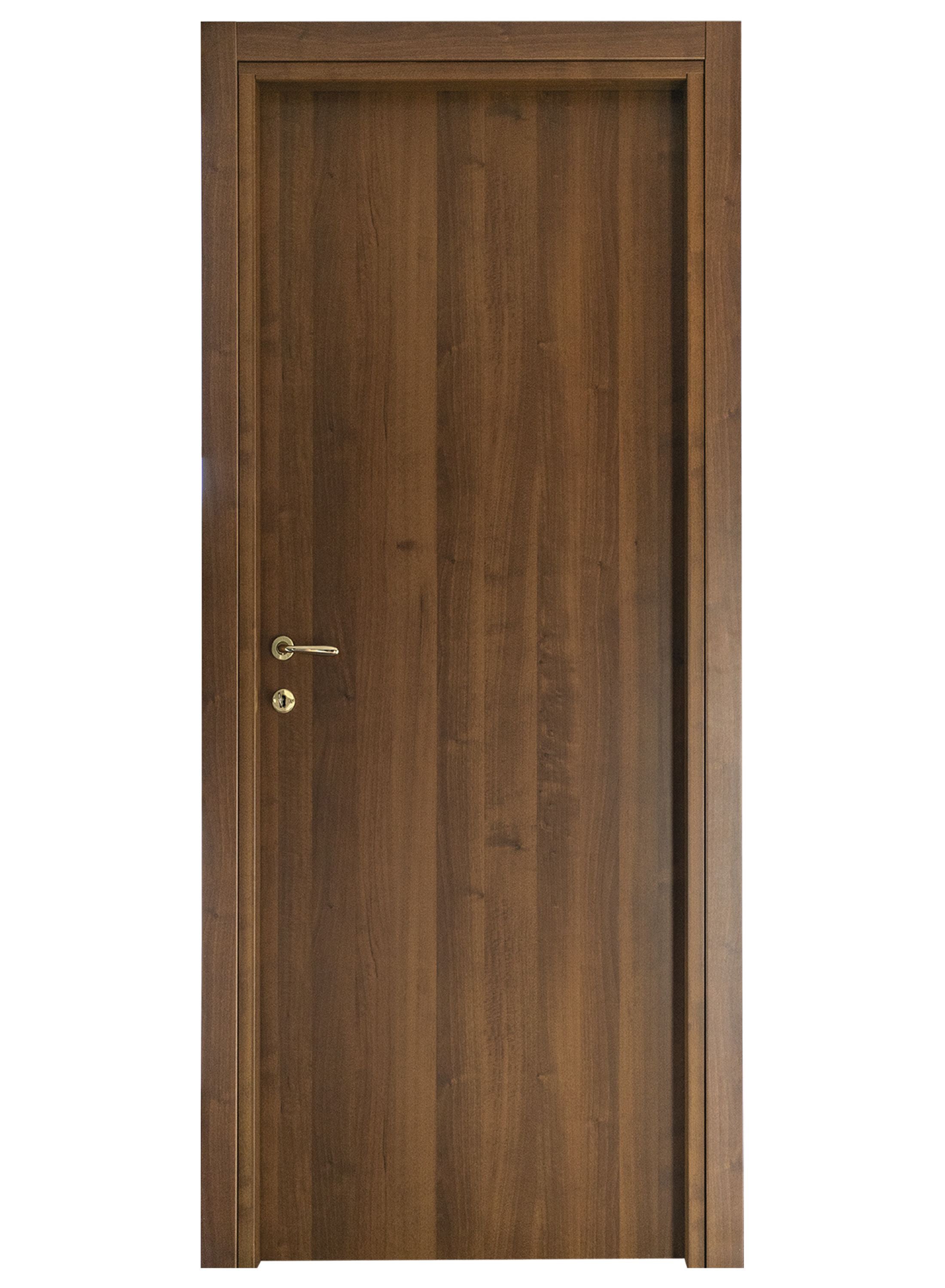 Porte Marika Micro Noyer Battante 90x210 cm - Design Moderne et ...