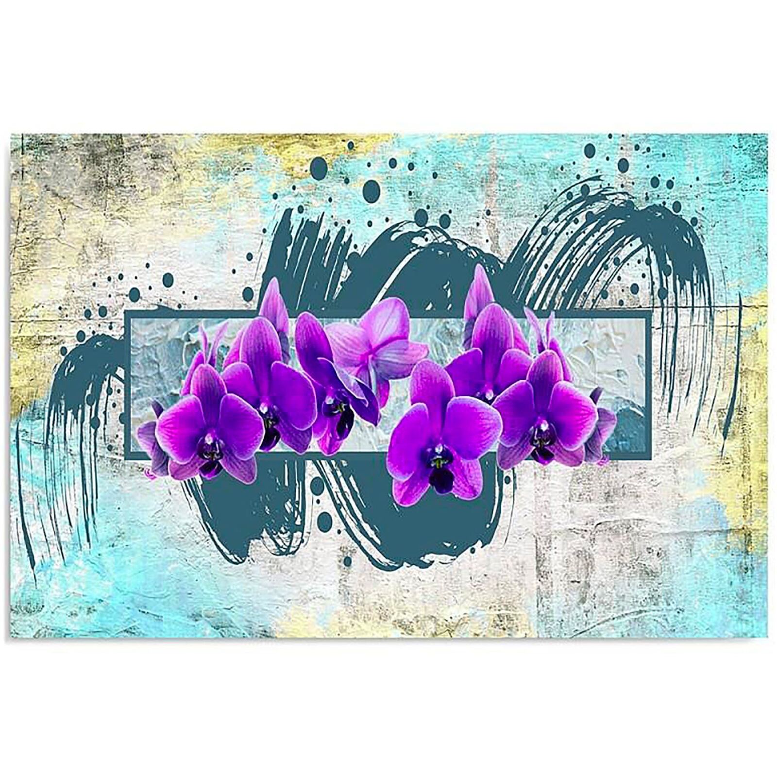 Tableau fleurs 2 - 80 x 60 cm | Leroy Merlin