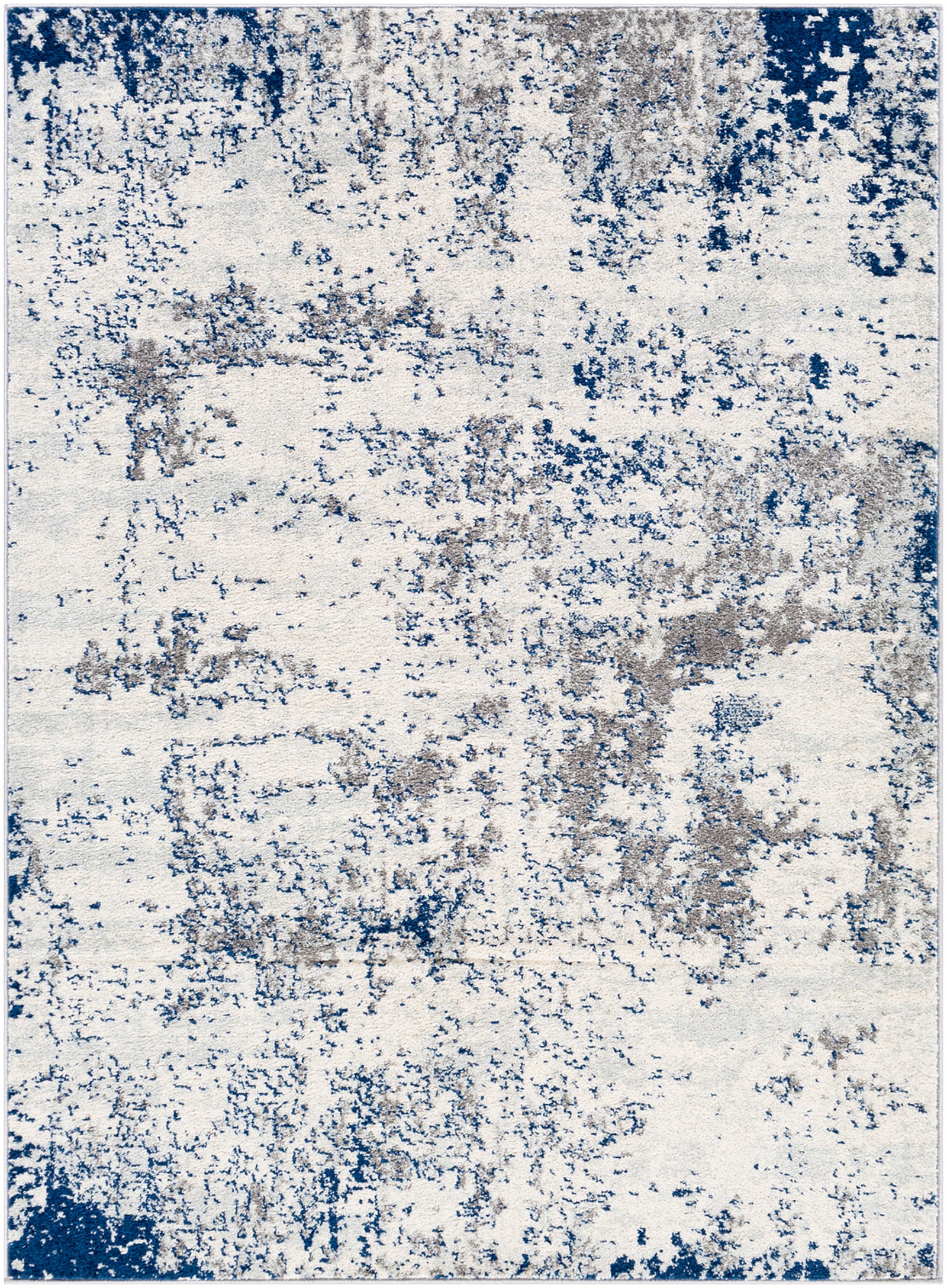 LIVABLISS Tappeto Astratto Moderno Grigio/Bianco/Blu 200x275 | Leroy Merlin