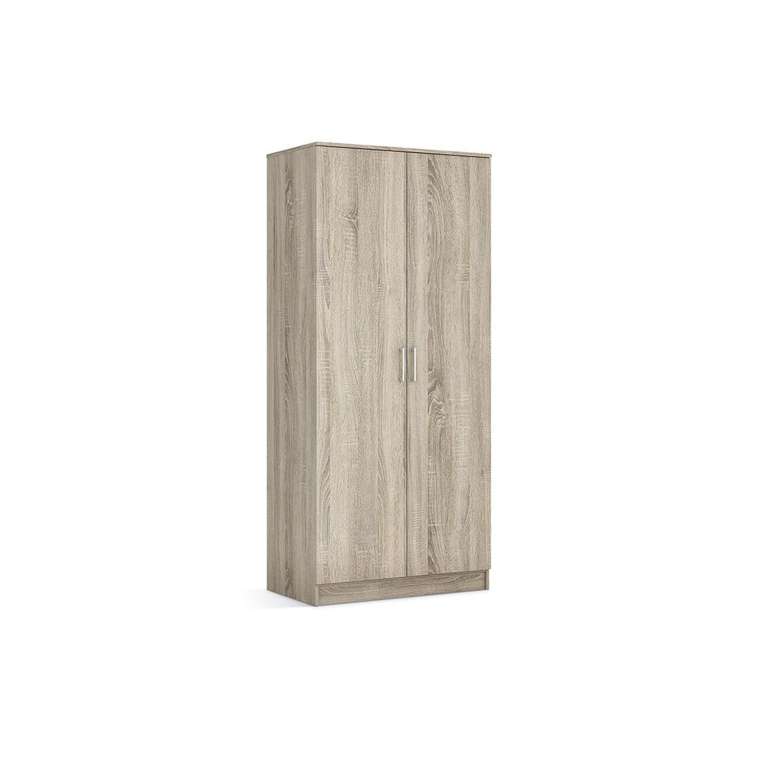 Armario de 2 puertas REY color roble sonoma – 80 x 180 x 50 cm | Leroy ...