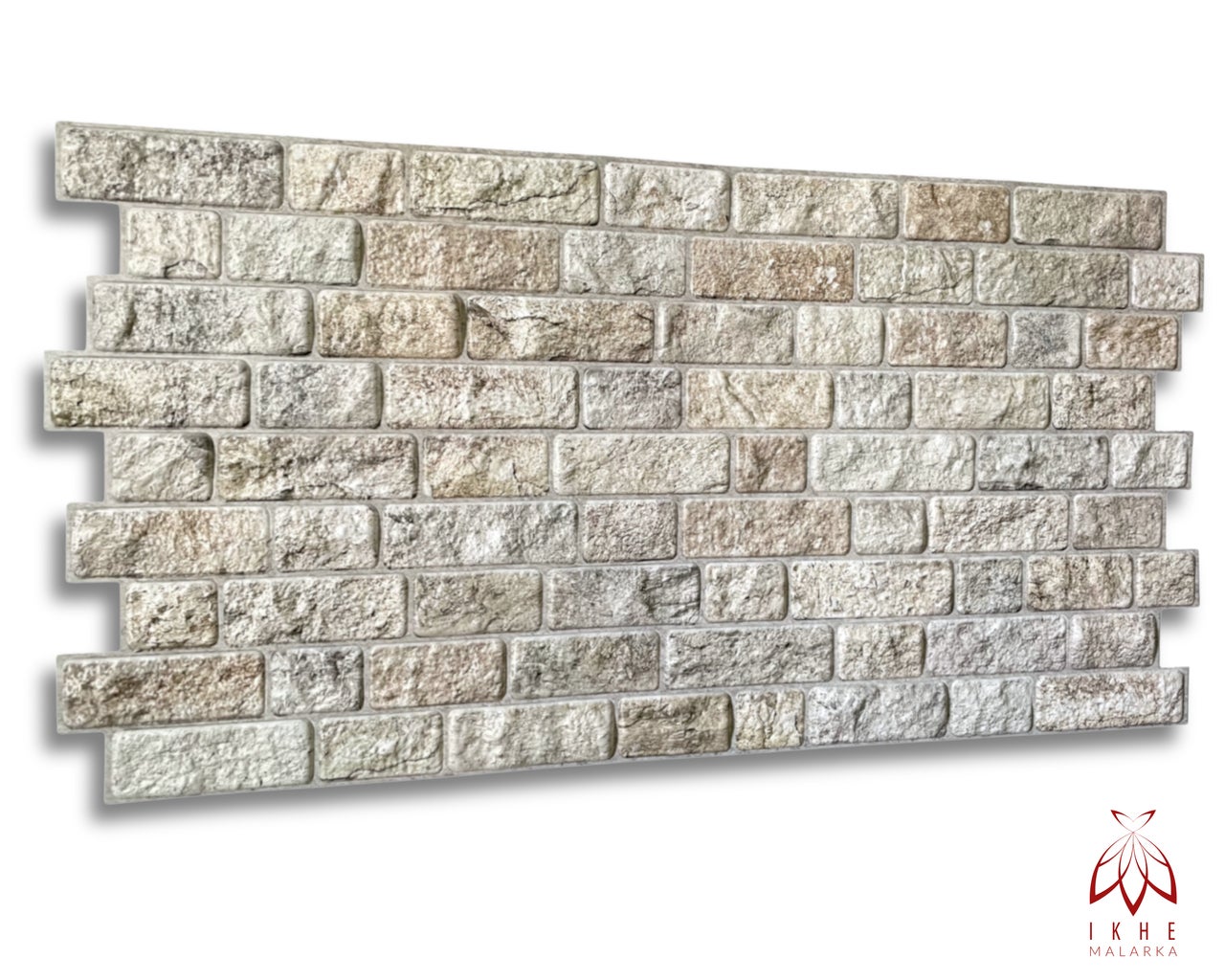 10 pièces / 4m² 3D PVC pierre aspect panneaux muraux revêtement mural ...