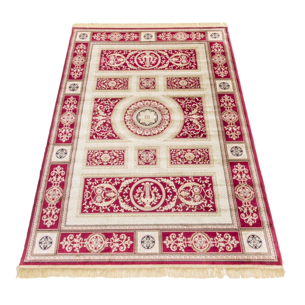 Tapis RUBINE 100x140 cm ROUGE | GalleriaFarah1970 | Leroy Merlin