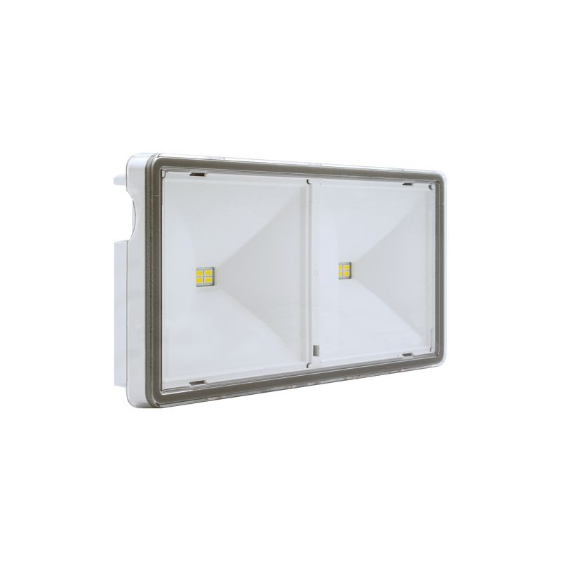 Bloc de secours BAES d'ambiance SATI saillie LED 349lm-1h IP44 IK08 ...