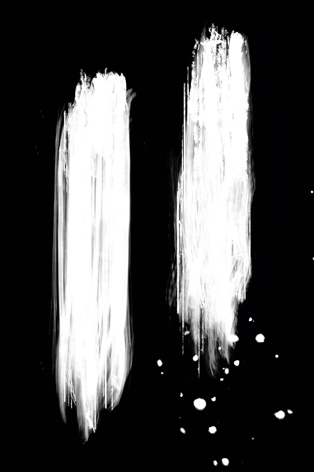 Tableau abstrait épreuve négative - 60x90cm | Leroy Merlin