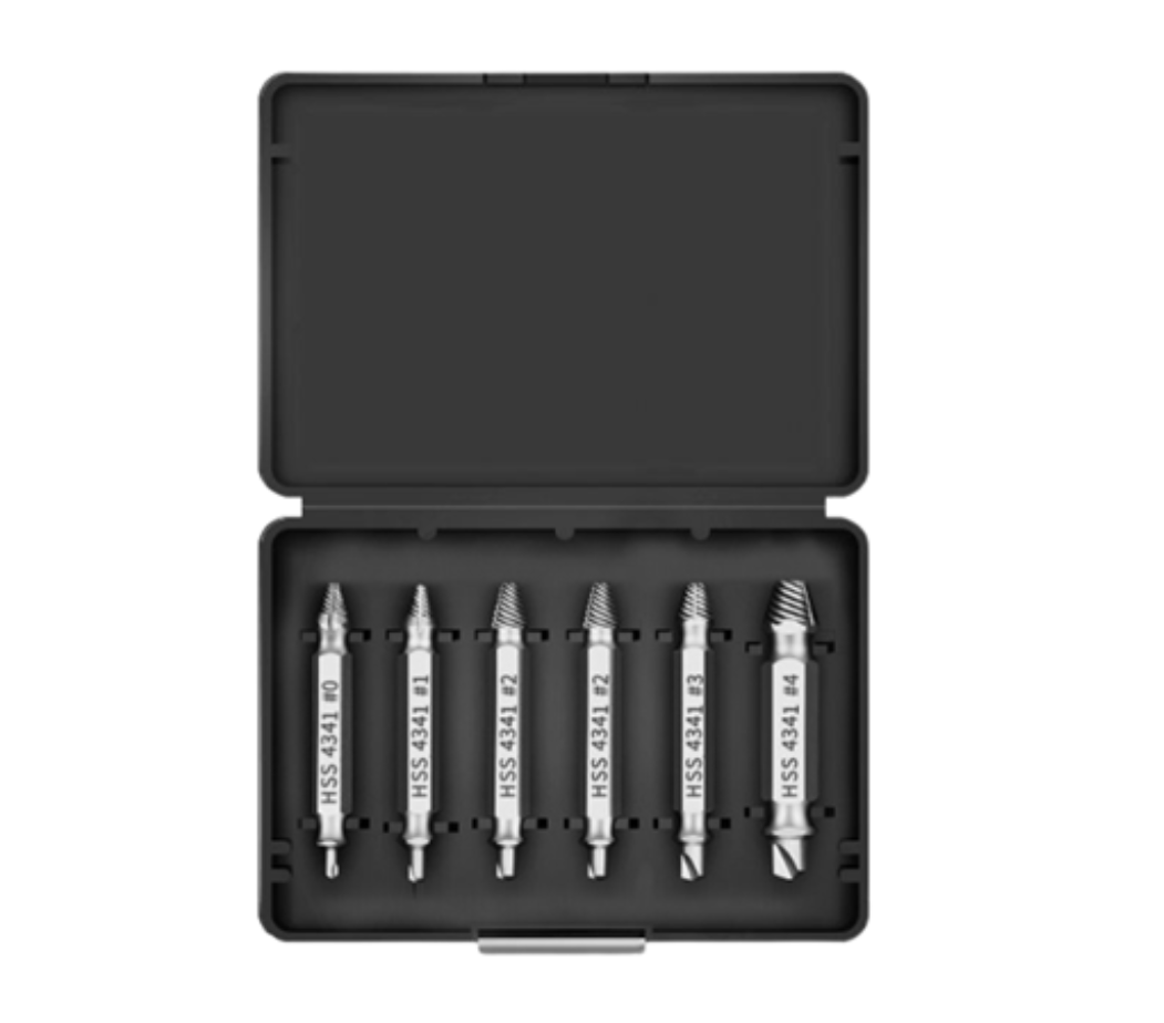 6 Pièces kit Extracteur de Vis Cassée,Extracteur de Vis Dénudé, Extracteur de Petite Vis Pour ...