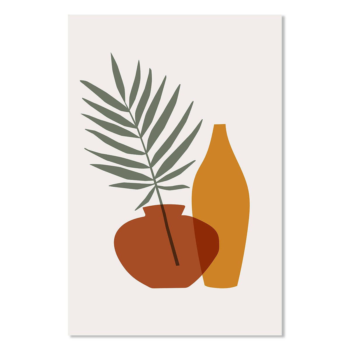 Cartel Vase art organique - 40x60cm - made in France | Leroy Merlin