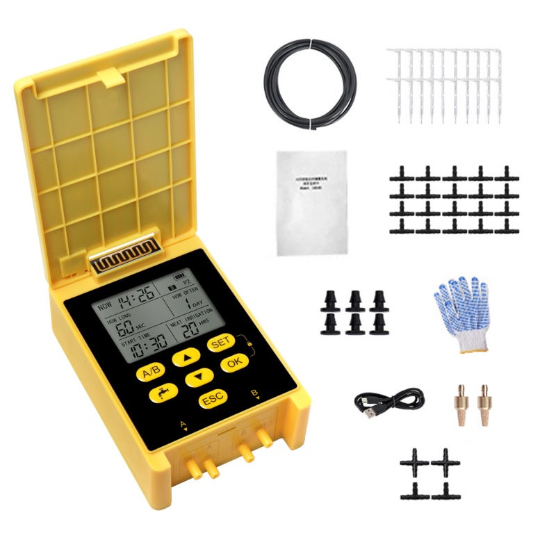 Kit de irrigación solar por goteo con panel, filtro de cobre y sensor ...