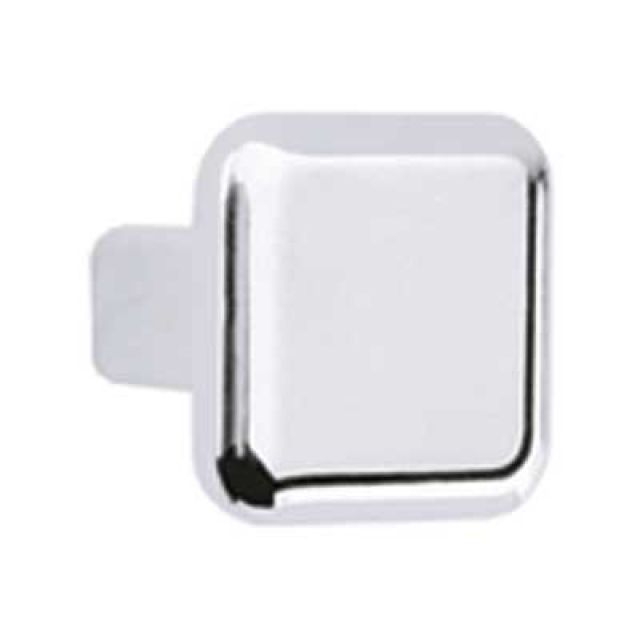 BOUTON CARRÉ ZAMAK 2303 METALSTYLE CHROME POLI MM 20X20 | Bricoman