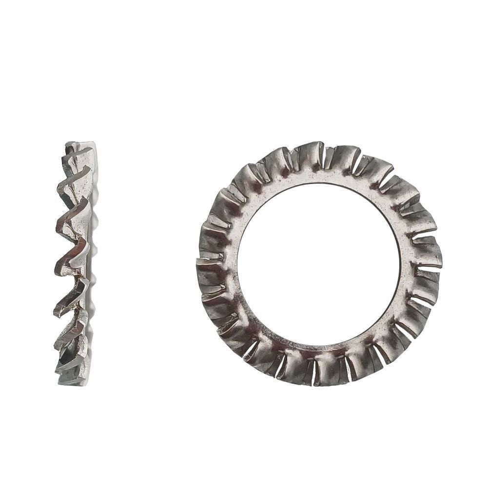 200 Rondelles Eventail M5 mm - DIN 6798 A - Inox A4 - D-Work | Leroy Merlin