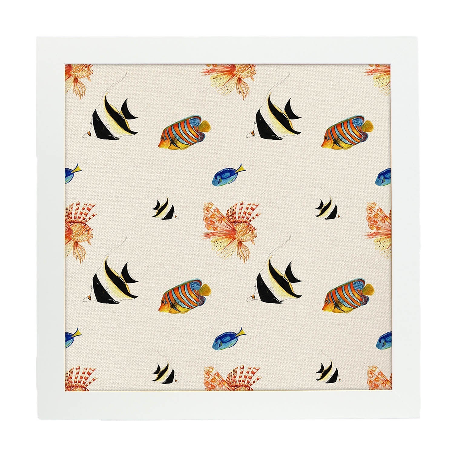 Affiche De Fleur Et De Nature. Crystal Fish-fice, Illustré De Dessins ...