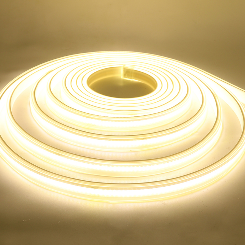 Ruban led COB 10M 220V blanc neutre 4000K étanche ip 65 avec fixations ...