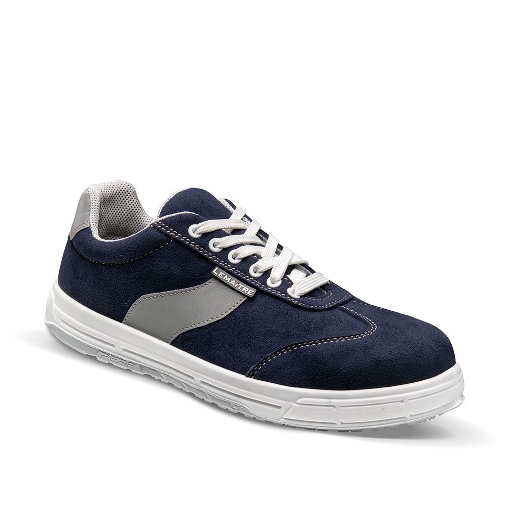 Chaussure de sécurité basse LEMAITRE OCEAN S3 Bleu Royal / Gris 36 ...