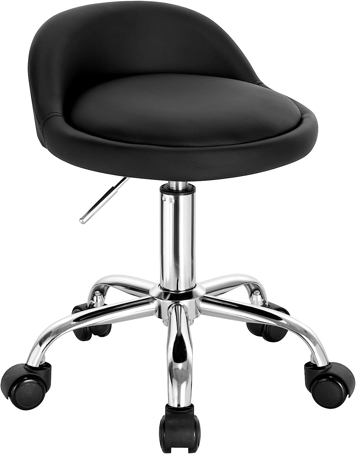 WOLTU Tabouret de Bureau，Tabouret Rond avec Dossier，Tabouret Coiffeuse ...