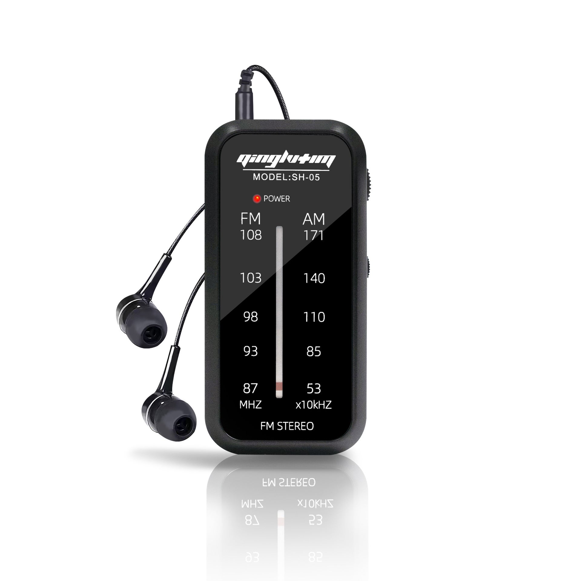 Petit Radio Portable J-985 AM/FM avec , Alimentation Piles AAA, Stéréo ...