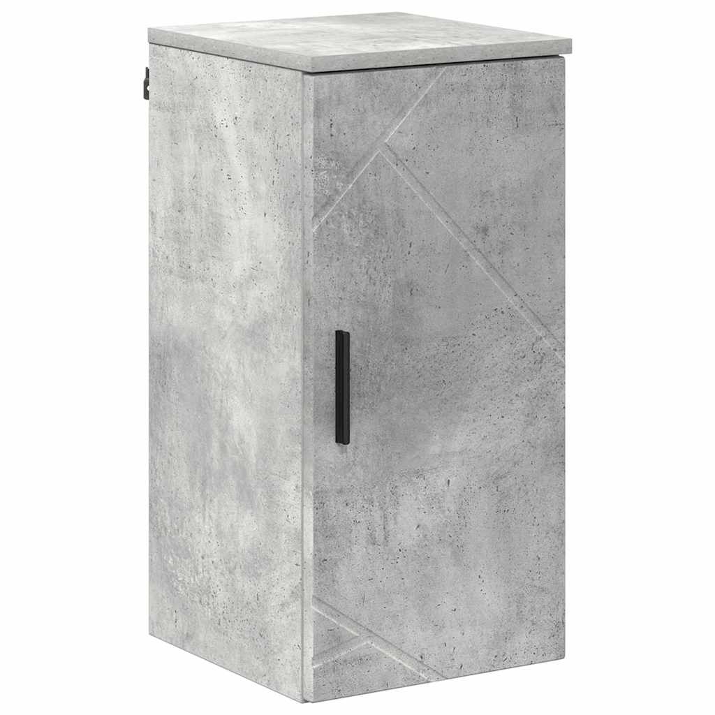 Cabinet de salle de bain | Armoire de salle de bain Gris béton 30 x 31 ...