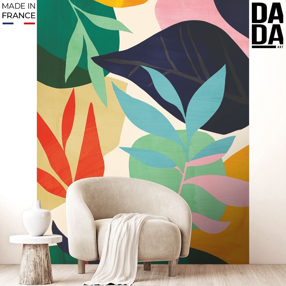 Papier peint autocollant "Couleurs vives et audacieuses" 200x250cm ...