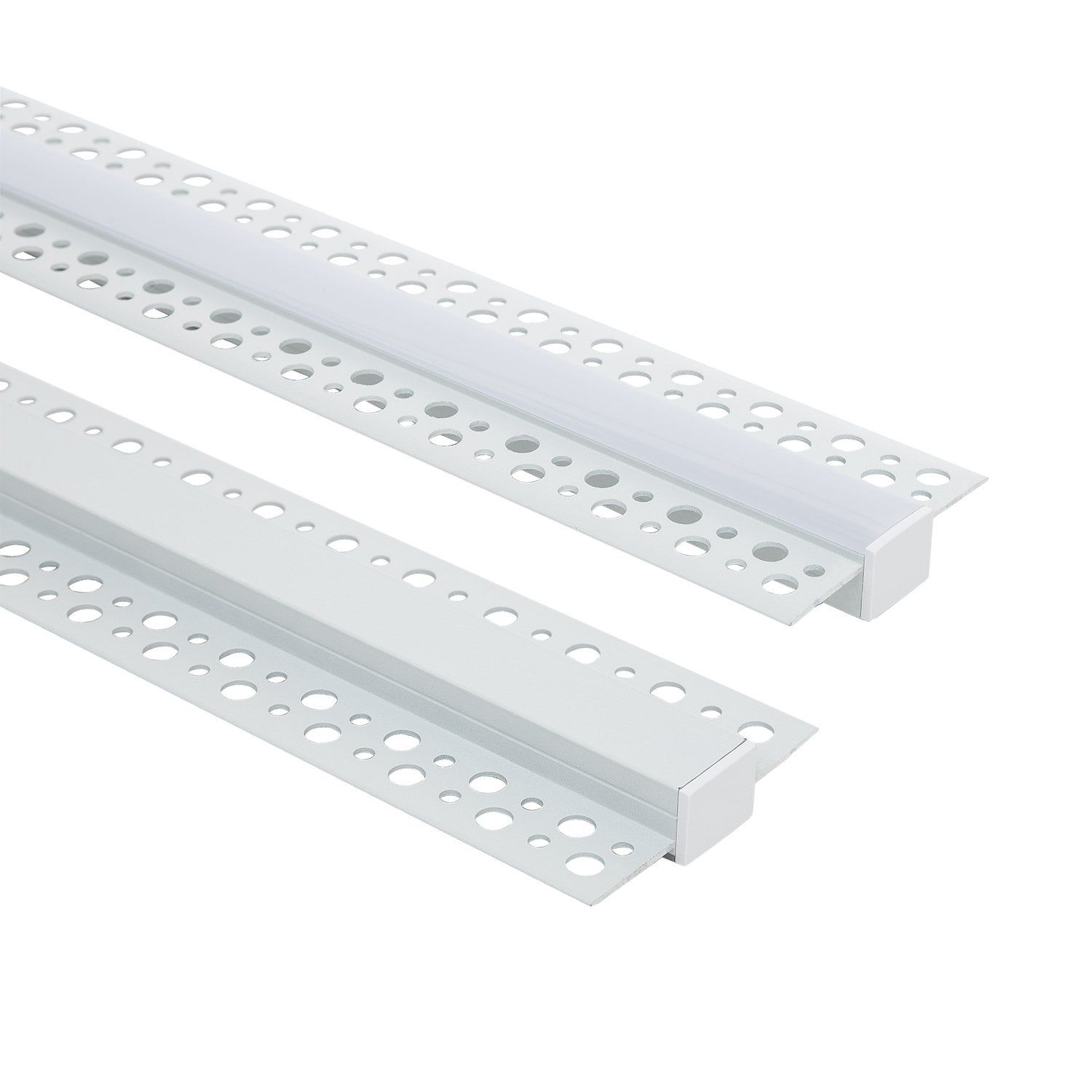 Profilé Aluminium pour Plâtre/Placo avec Capot Continu pour Ruban LED ...