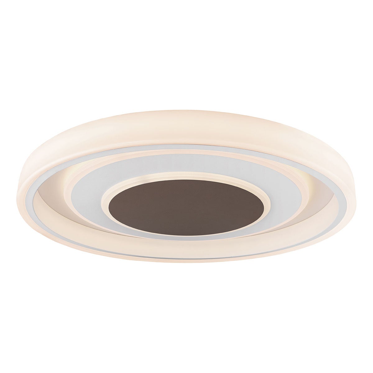 Globo - plafonnier - Goffi - blanc - métal - Ø 69cm - LED - 48398-75 ...