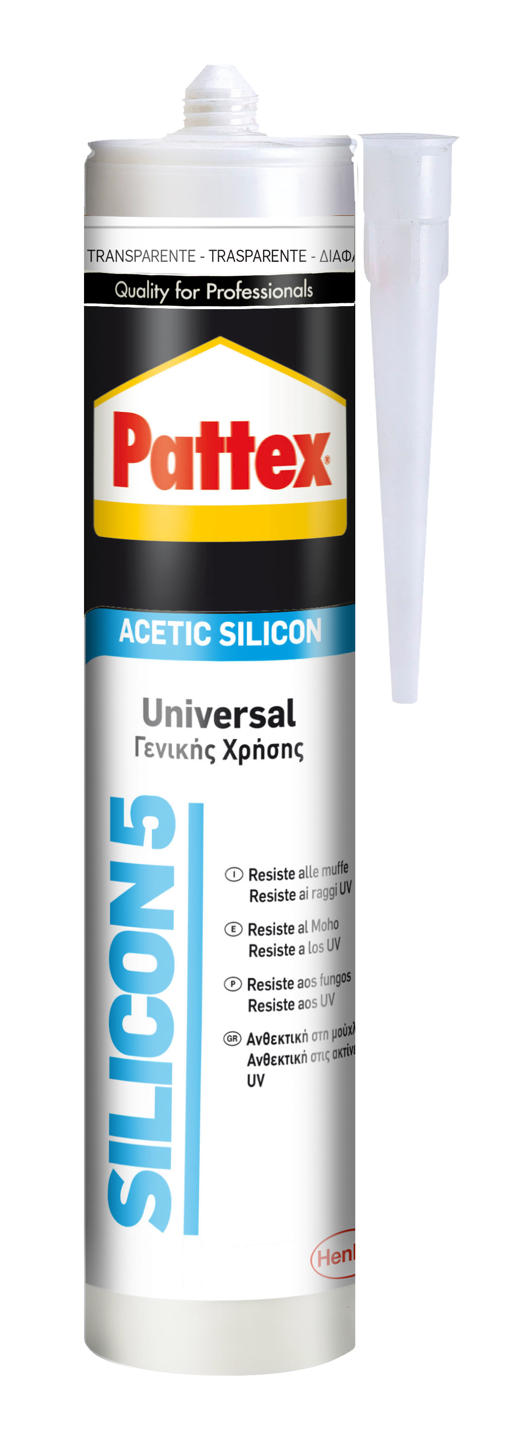 PATTEX SILICON 5 TRANSPARENT 280ml | Bricoman