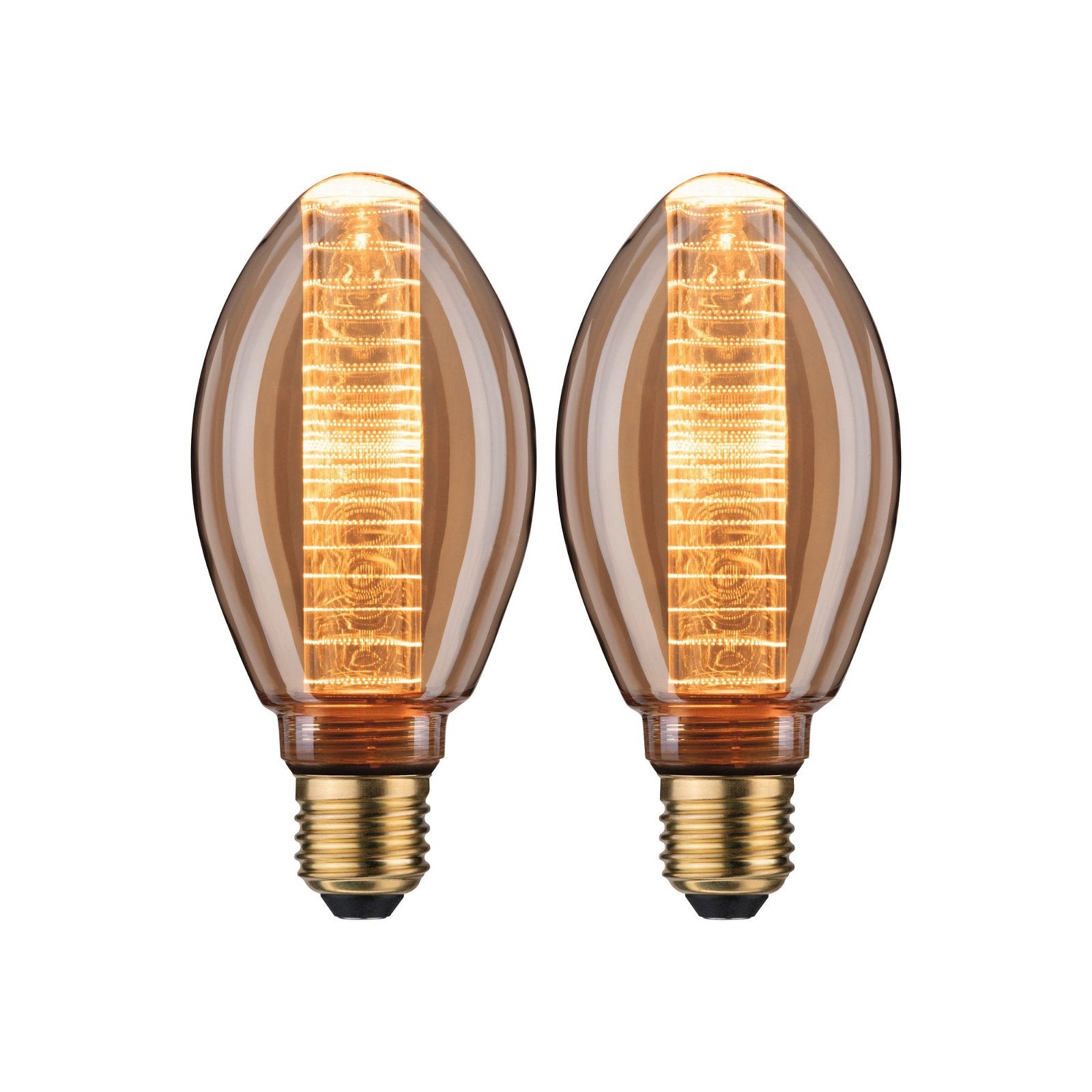 Inner Glow Edition Kit Ampoules LED E27 230V 2x230lm 2x4W 1800K Doré ...