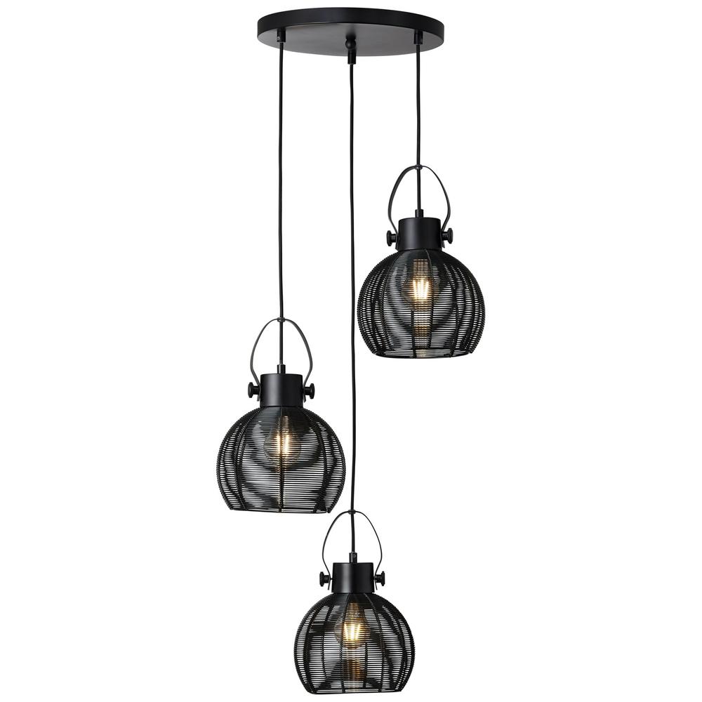 Suspension Brilliant Sambo Métal Noir | Leroy Merlin