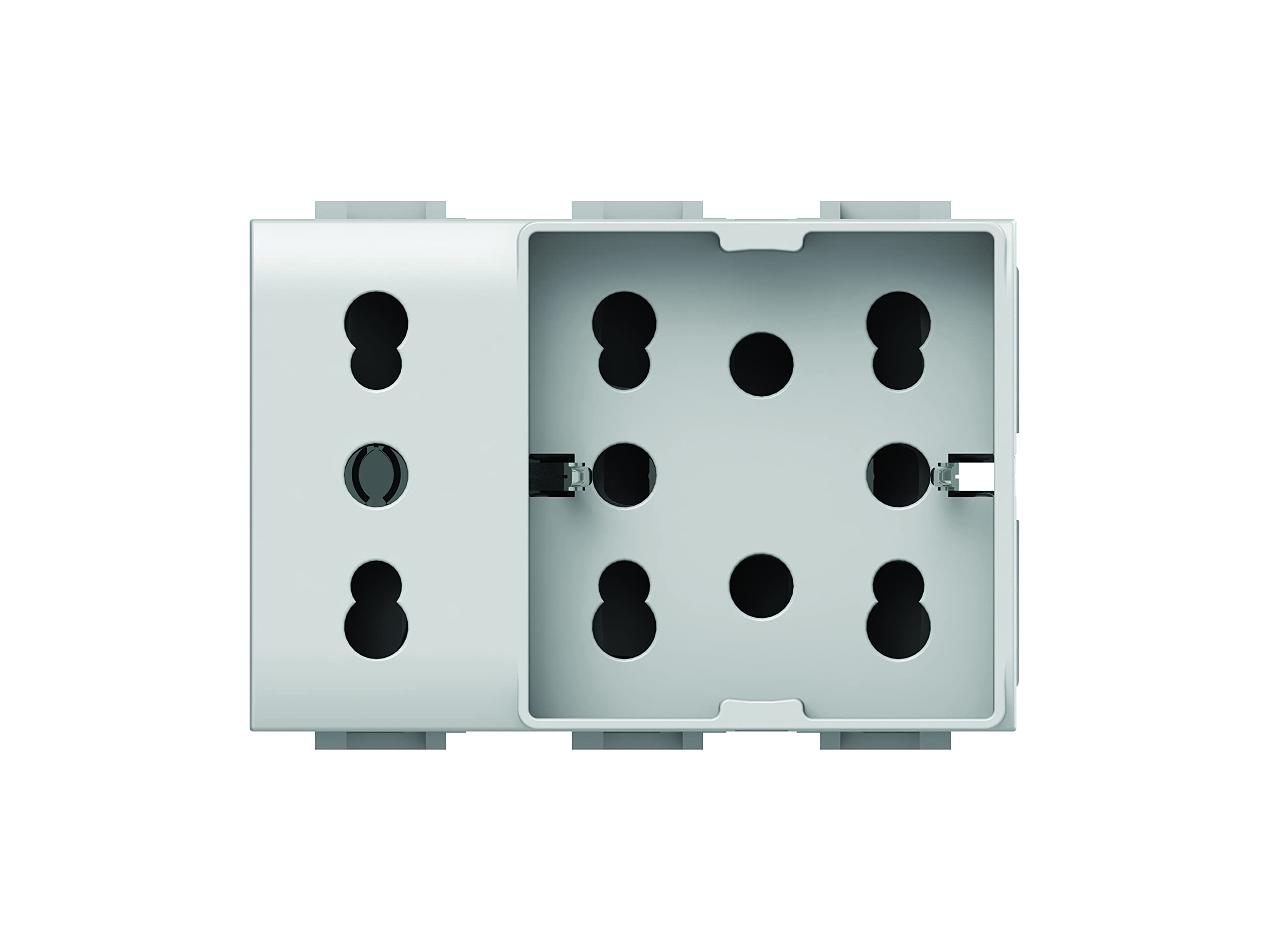 Prise latérale Unika compatible avec Bticino Matix, 2P+T, 16 A, 250 V ...