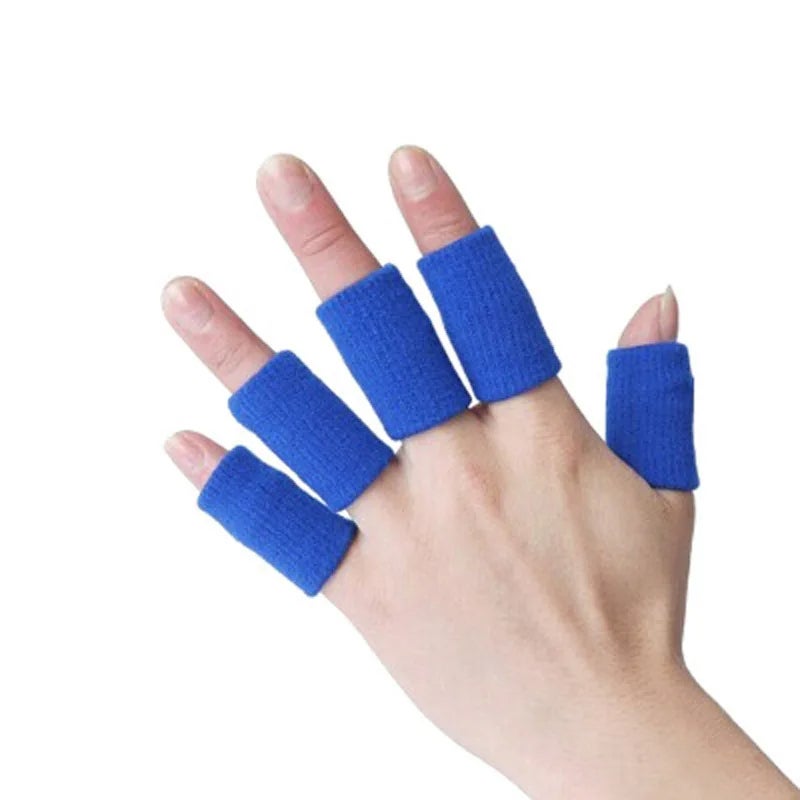 Pack de 10 protectores de dedos para articulaciones deportivas. Blue ...