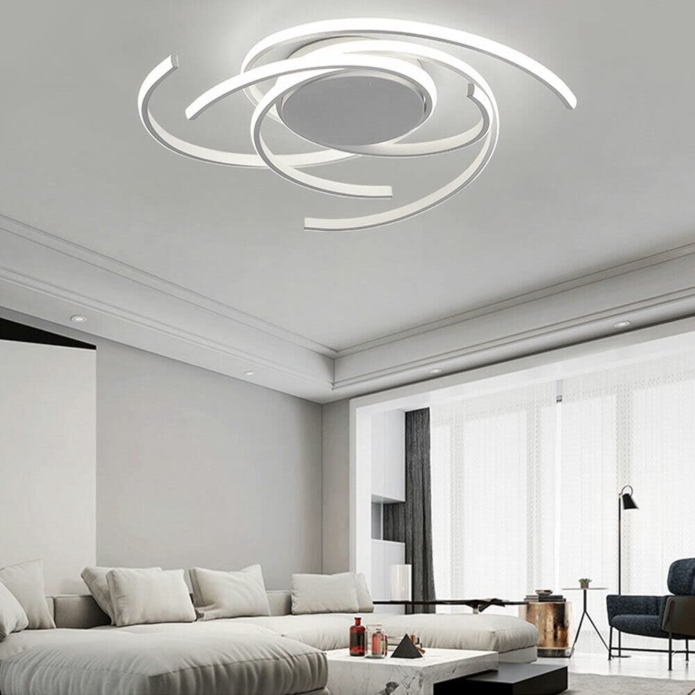 Lámpara de techo LED, lámpara de techo moderna de 72 W, lámpara de ...