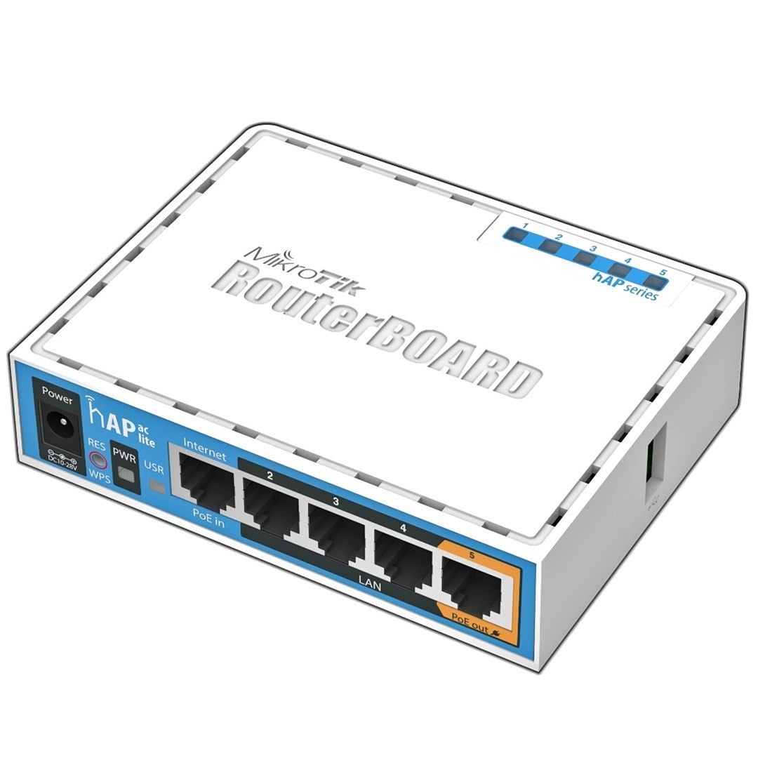 Mikrotik HAP ac lite Router Wireless 733 Mbit/s Bianco Power over ...